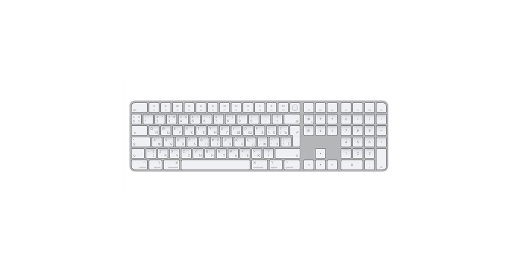 Új Magic Keyboard RUS Layout Numpad Touch ID - iCrew webáruház