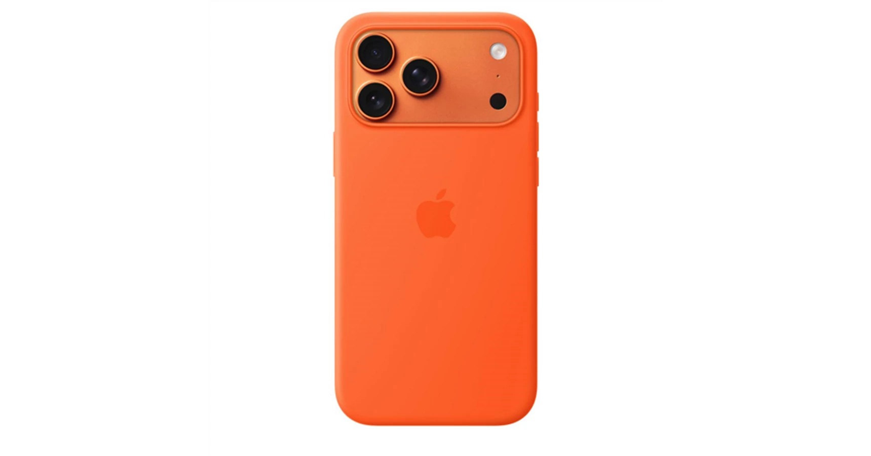 Apple iPhone 17 Pro Max Silicone Case with MagSafe – Orange - iCrew ...